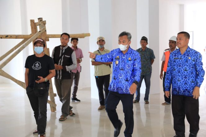 Tinjau Gedung Baru Perpustakaan, Bupati Budiman : Perpustakaan Akan ...